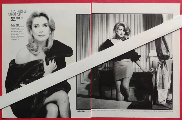 1989 BETTINA RHEIMS Photo Star DALLE DENEUVE ARDANT MARCEAU MAY ...