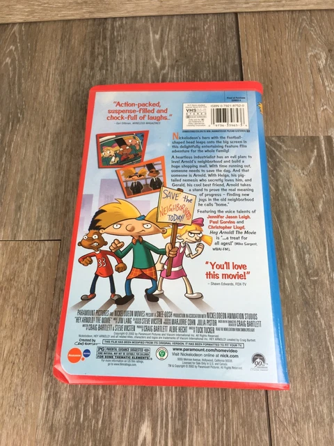 NICKELODEON HEY ARNOLD The Movie VHS Clamshell VTG 2002 £4.67 - PicClick UK