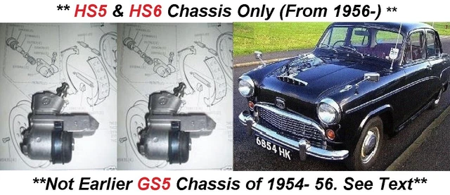 (X2) AUSTIN A50 A55 A60 Cambridge REAR BRAKE WHEEL BRAKE CYLINDERS ...