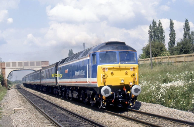 ORIGINAL 35MM SLIDE BR Class 47 no.47708 at Radley +rights for use £0. ...