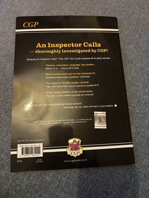 GCSE ENGLISH TEXT Guide - An Inspector Calls includes Online Edition ...