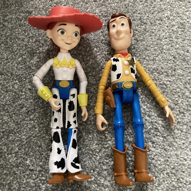 DISNEY PIXAR TOY Story Woody 9” And Jessie Posable Figures 9”. £10.00 - PicClick UK