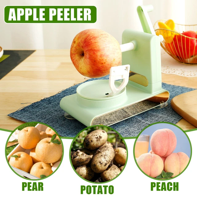 APPLE PEELER HANDHOLD Pear Peeler with Stainless Steel Blades Heavy ...