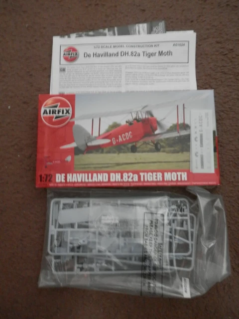 AIRFIX DA HAVILLAND DH.82a Tiger Moth (A01024) 1/72 Scale Model ...