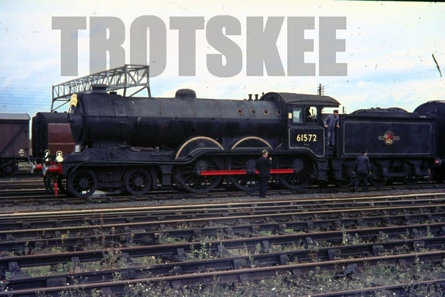 35MM SLIDE BR British Railways Steam Loco 61572 Class B12 Blisworth ...