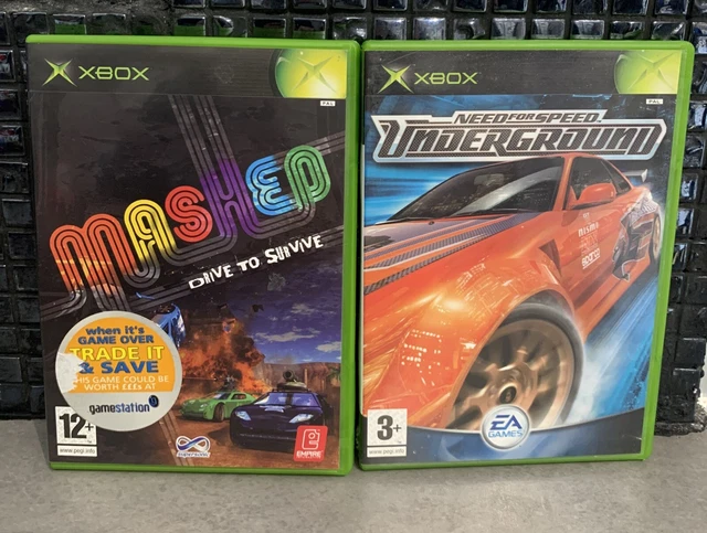 NEED FOR SPEED: Underground & Mashed Drive To Survive (Microsoft Xbox) Games $30.12 - PicClick AU