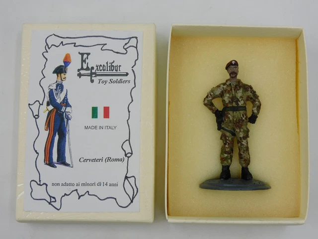EXCALIBUR SOLDIERS 1:32 Carabiniere Parà Tuscania Metal EX5451 ...