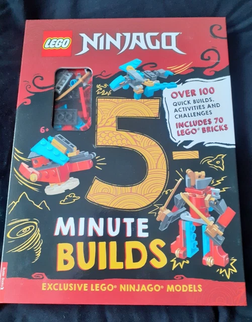 LEGO NINJAGO 5 Minute Builds - 70 Lego Bricks Plus Book & More ...