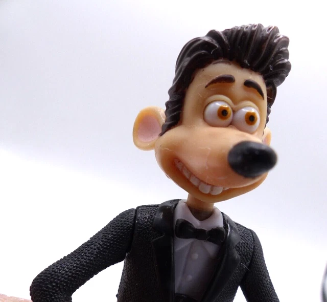 FLUSHED AWAY RODDY Rat McDonalds compass some articulation figure 5" £ ...