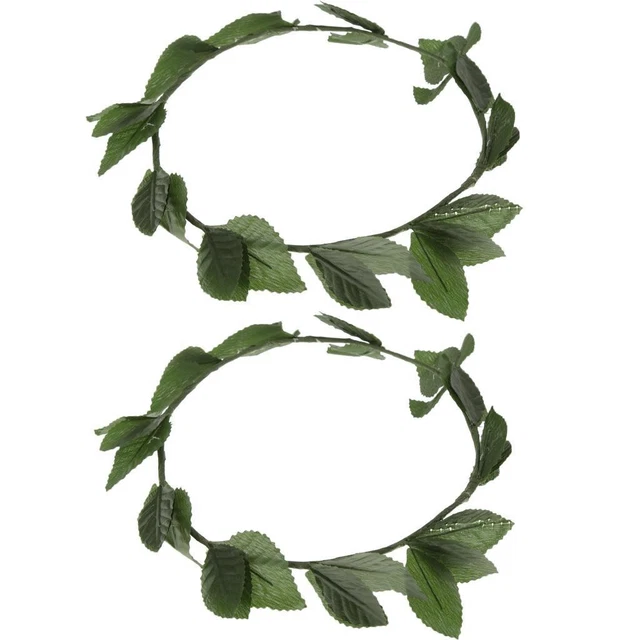 2 PIECES GREEK Roman Goddess Robe Leaves Laurel Wreath Headbands ...