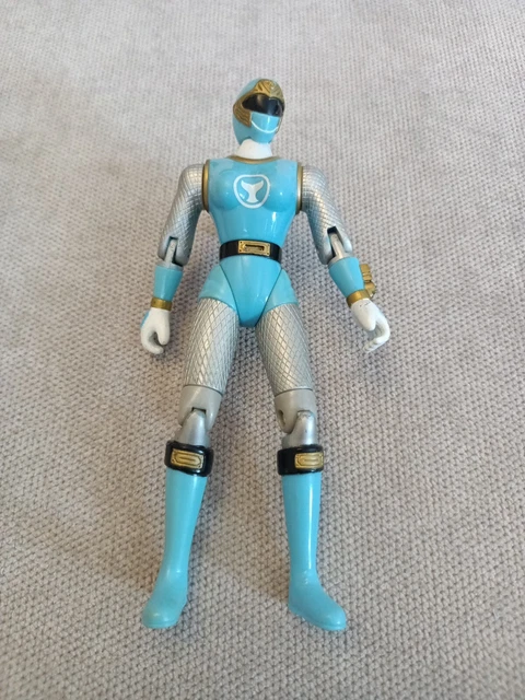 NINJA STORM BLUE Wind Ranger Power Rangers Action Figure 6" Bandai 2003 ...