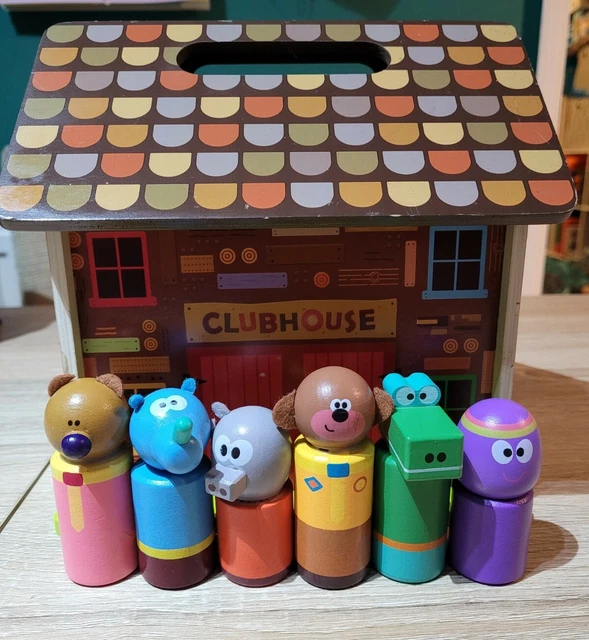 CBEEBIES DOUGEE CLUBHOUSE and Figures Wooden Playhouse £4.00 - PicClick UK
