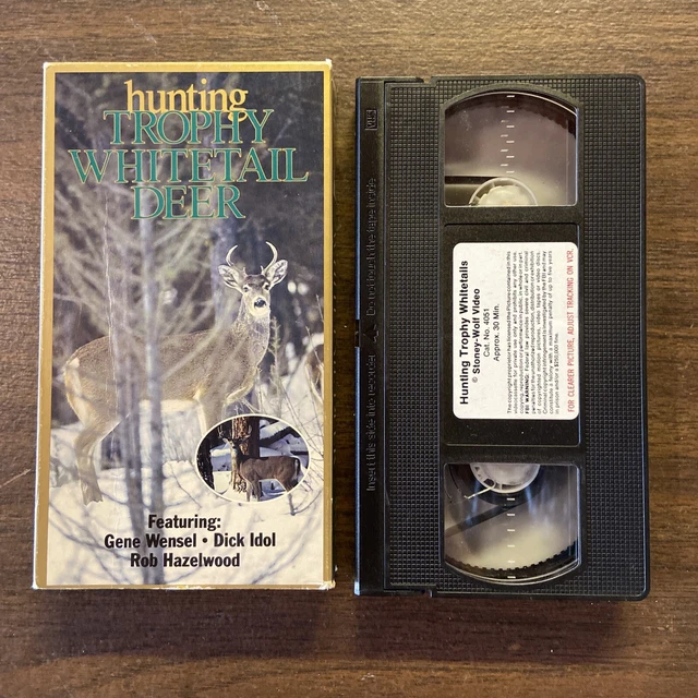 VHS TAPE - Hunting Trophy Whitetail Deer - Big Bucks - Wensel - Idol ...
