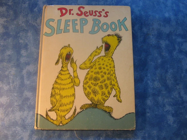 DR. SEUSS'S SLEEP BOOK HC 1962 1st Edition VGC $1.50 - PicClick