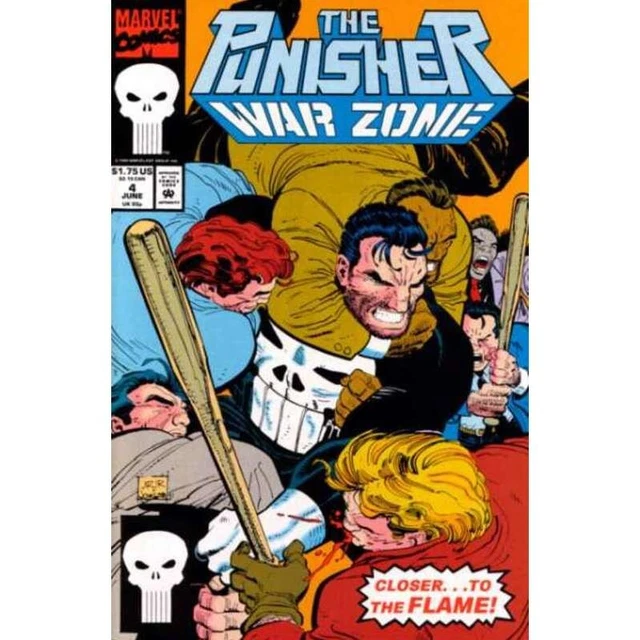 PUNISHER: WAR ZONE #4 - 1992 series Marvel comics NM minus [n` £1.05 ...