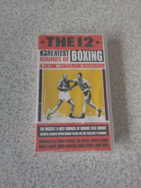 THE 12 GREATEST Rounds of Boxing The Untold Stories - PAL VHS Video ...