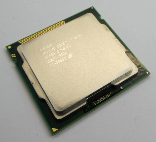 INTEL I7-2600 3.40GHZ 8MB Quad Core CPU Processor LGA 1155 SR00B $67.58 ...