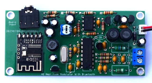 LW 252 KHZ AM Radio Transmitter/Modulator With Bluetooth And Line Input ...