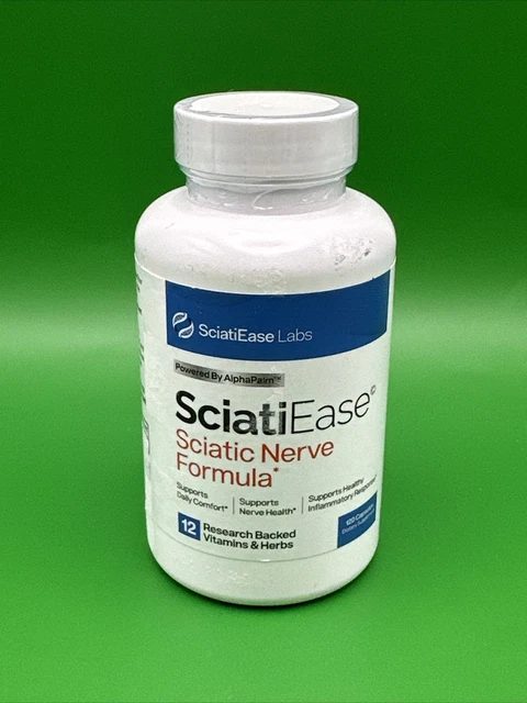 SCIATIEASE LABS EASE Sciatic Natural Nerve Formula Pain Relief PEA Exp ...