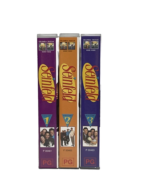 SEINFELD VHS VOLUMES 1, 2, 3- 90’s Sitcom TV Show $15.00 - PicClick AU