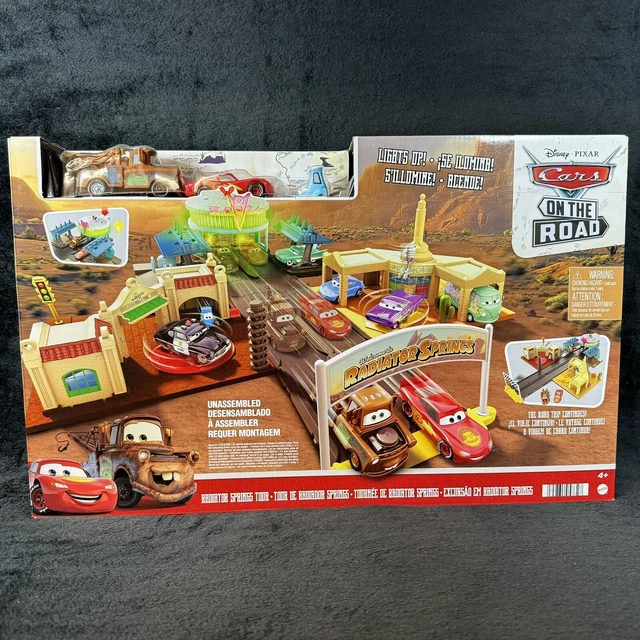 DISNEY PIXAR CARS on the Road Radiator Springs Tour Play Set NEW!! $59. ...