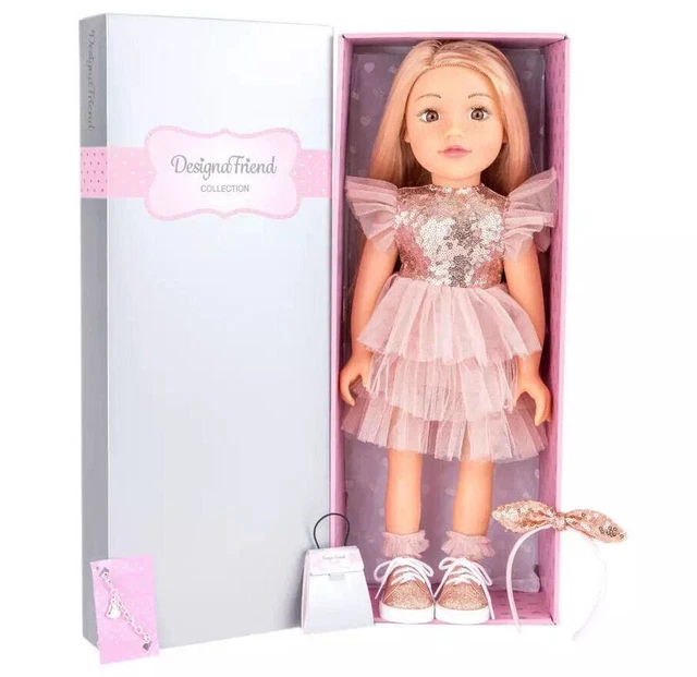 DESIGNAFRIEND BEATRICE DOLL - 18inch/46cm Girl Doll Boxed - New £33.99 ...