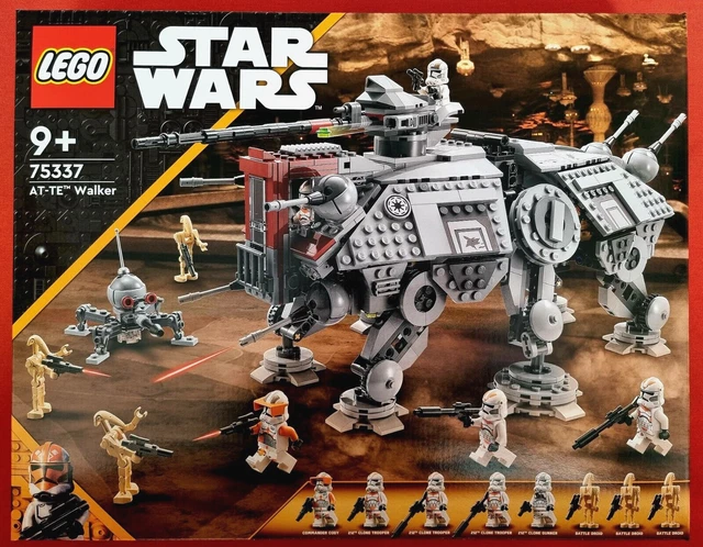 LEGO 75337 STAR Wars AT-TE Walker Clone Wars Commander Cody raro NUOVO ...