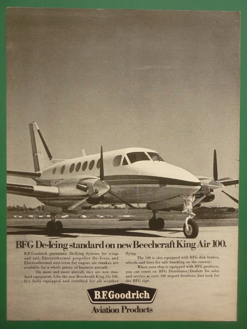 11/1969 PUB BF Goodrich Aviation De-Icing Systems Beechcraft King Air ...