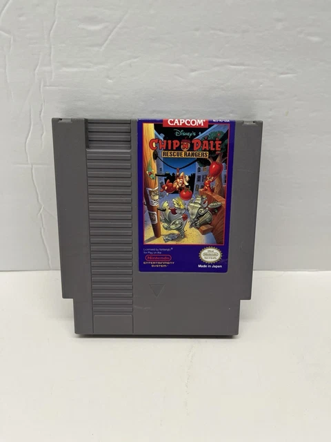DISNEYS CHIP N Dale Rescue Rangers NES (Nintendo NES, 1990) Cart Only ...