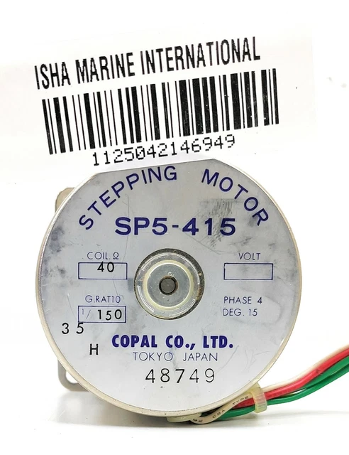 COPAL CO.SP5-415 MOTEUR Pas à Pas Argent EUR 232,93 - PicClick FR