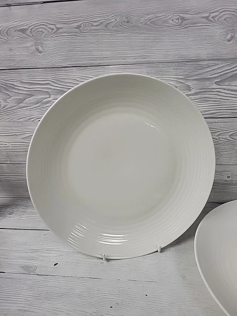 GORDON RAMSAY WHITE Maze Royal Doulton 11" Dinner Plate X2. PS £18.00 ...