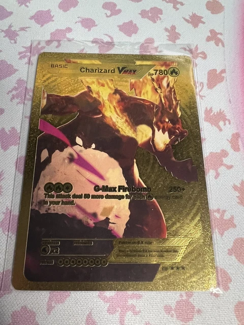 CARTA POKÈMON FAN-ART: Charizard VMAX [Basic] - GOLD CARD EUR 10,00 ...
