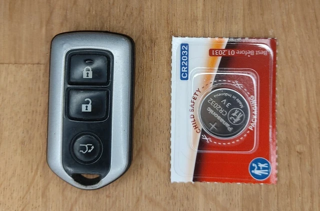 TOYOTA IMPORT ALPHARD Harrier Isis JDM Key Remote Smart Fob 3 Button ...