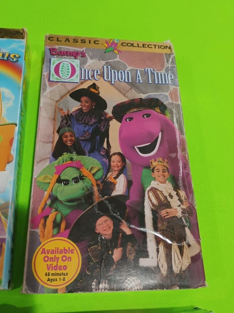 LOT DE BANDES vidéo Barney Classic Collection 4 VHS lot 1996 vintage ...