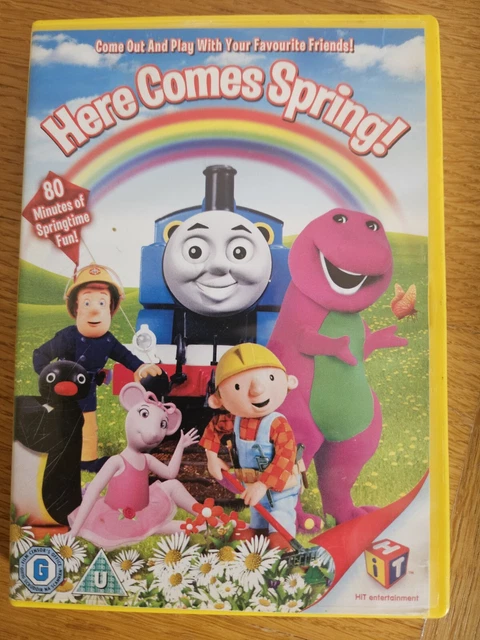 HERE COMES SPRING Dvd Kids Thomas Kipper Fireman Sam Pingu Barney £14. ...
