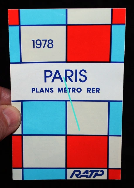 PARIS ,RATP PLANS Metro RER ,Klapp Plan 1978 EUR 15,80 - PicClick DE