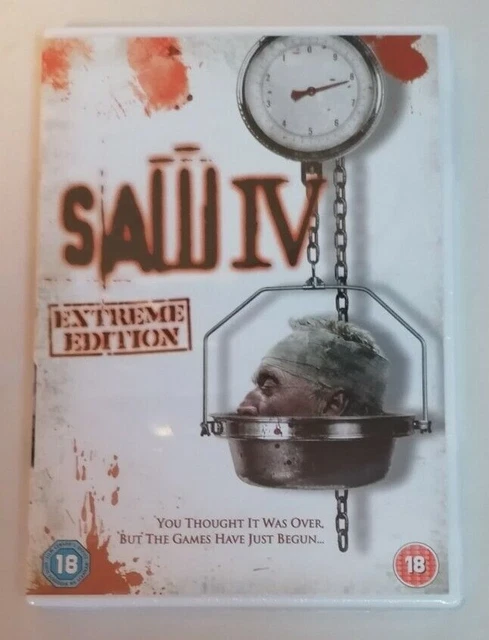 DVD - *NEW / Sealed* Saw IV (4) Extreme Edition PAL UK R2 Cert 18 Tobin ...