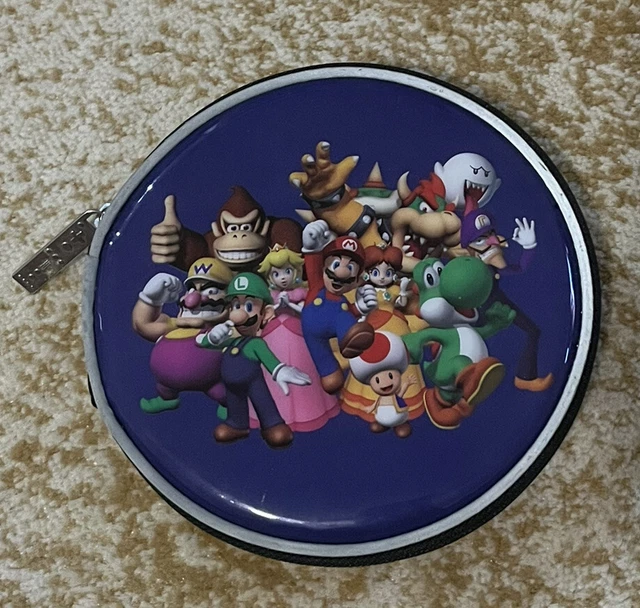 VINTAGE SUPER MARIO Bros Nintendo Disc DVD CD Game Case - Holds 12 ...