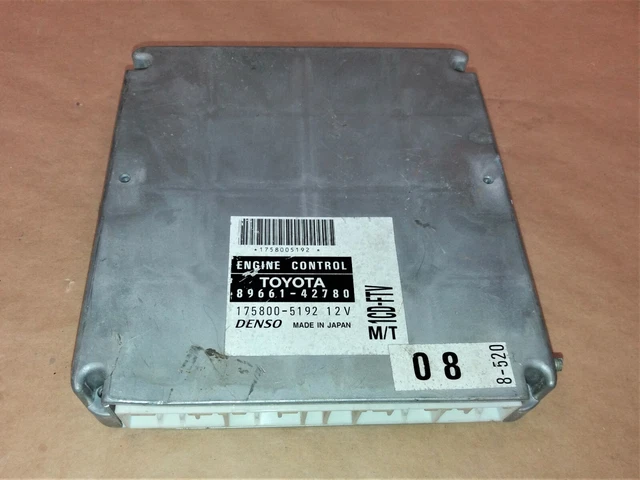 TOYOTA RAV 4 2.0L Diesel Engine Control Module Ecu 175800-5192 89661 ...