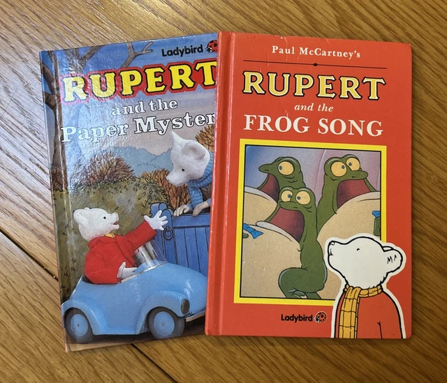 RUPERT THE BEAR Ladybird Books, Paul McCartneys The Frog Song plus 1 ...