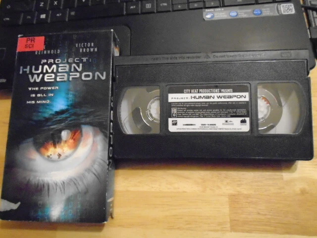 RARE OOP PROJECT : Human Weapon mindstorm VHS film 2001 science-fiction ...