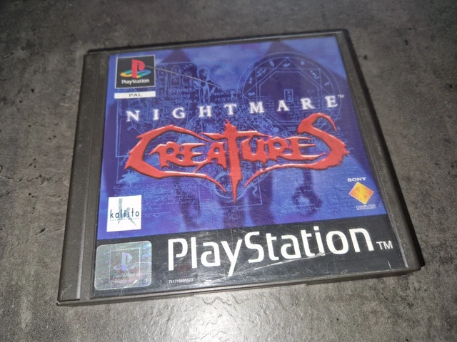 PS1 PSX SONY Playstation 1 Ps2 Nightmare Creatures Pal Ita Completo EUR ...