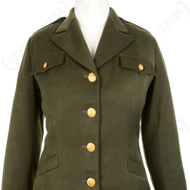 WW2 AMERICAN WOMENS Class A WAC Officers Service Jacket Military Repro ...