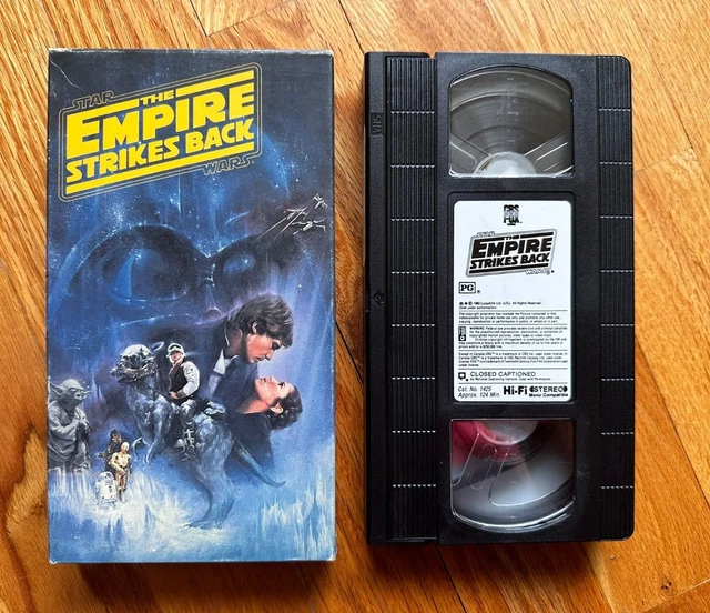 THE EMPIRE STRIKES BACK VHS Red CBS FOX Logo Star Wars 1990 £8.41 ...