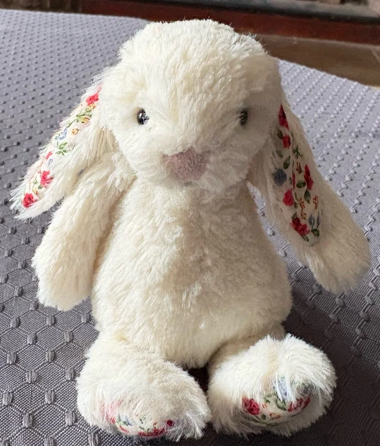 JELLYCAT TINY OG Cream Blossom Bunny Bum Tags Only Rare And Retired £42 ...