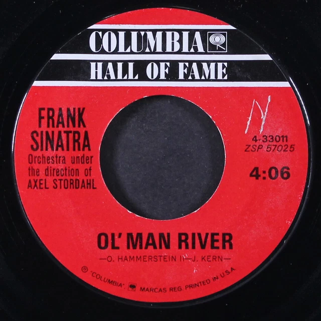 FRANK SINATRA : ol' man river / nancy COLUMBIA 7" Single 45 tr/min EUR ...