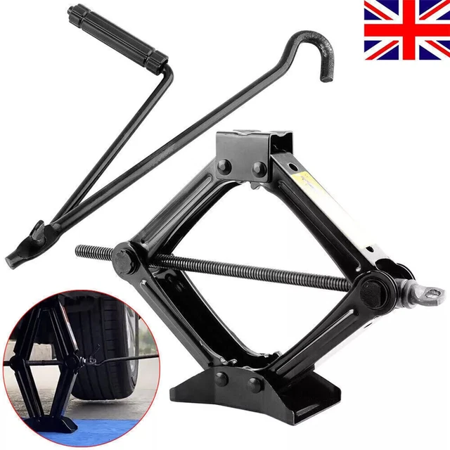 2.5 TON TONNE Scissor Jack Lift Wind Up W/ Crank Speed Handle for Car ...