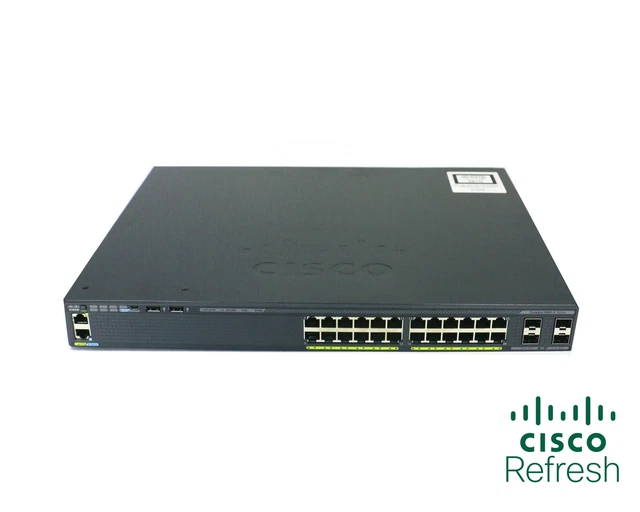 SWITCH CISCO WS-C2960X-24PS-L 24 Ports RJ-45 10/100/1000 EUR 390,00 ...