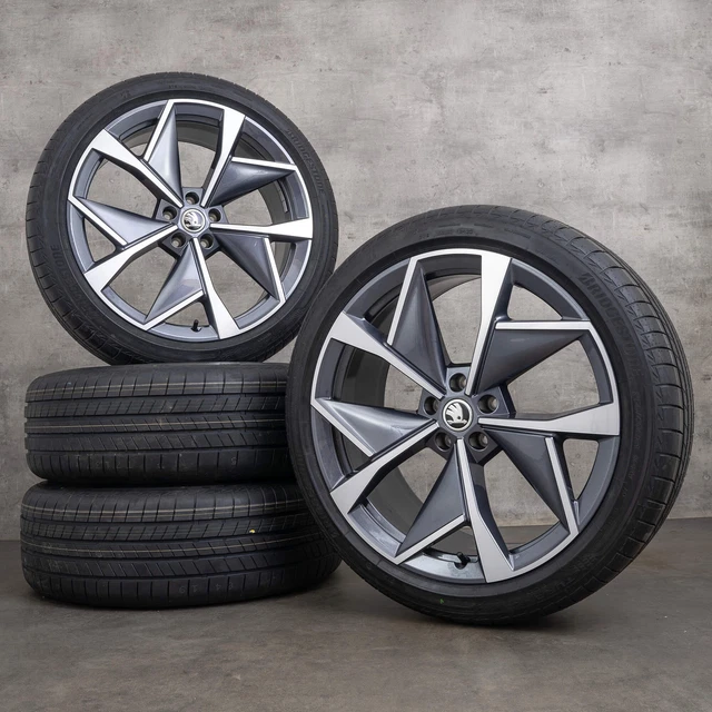 SKODA ENYAQ IV I NY summer wheels 21 inch rims tires NEW £2,211.09 ...