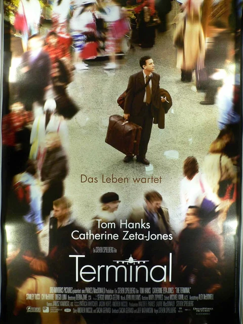 TERMINAL - TOM Hanks - Catherine Zeta-Jones - Filmposter 120x80cm ...